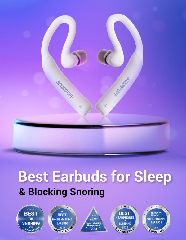 SoundOff Sleep Earbuds Offer Superior Noise Masking for Perfect Sleep